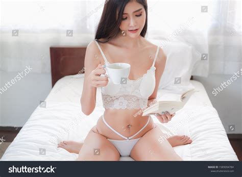 Portrait Sexy Asia Woman Wear Lingerie Stock Photo Shutterstock