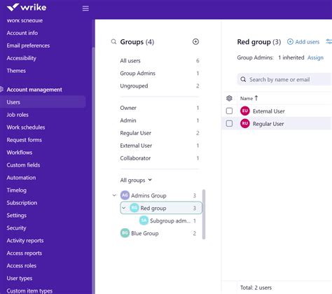 Move A Subgroup To Another Group Wrike Help Center