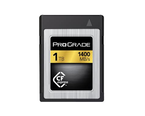 First To Publicly Demonstrate CFexpress In TB Capacity ProGrade Digital