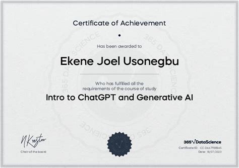 ekene joel usonegbu on linkedin certificate of achievement intro to