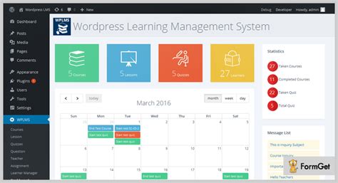 7 Lms Wordpress Plugins 2022 Free And Paid Formget