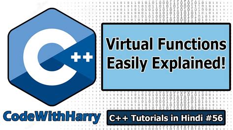 Virtual Functions In C C Tutorials For Beginners YouTube