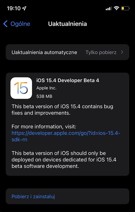 iOS 15 4 beta 4 dostępny Są też nowe bety macOS 12 3 watchOS 8 5 i