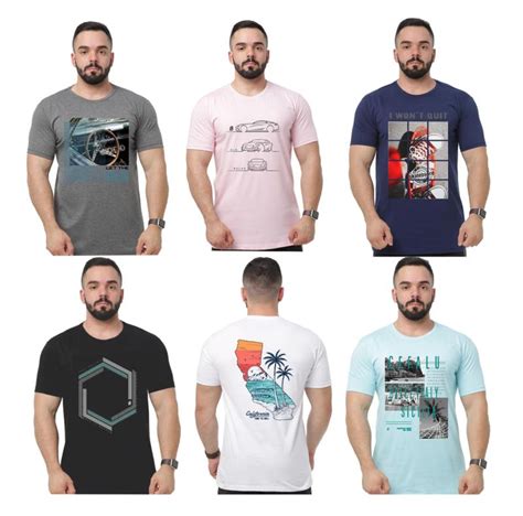 kit Camisetas Camisas Masculinas Várias Estampas Sortidas Old Rules Camiseta Masculina
