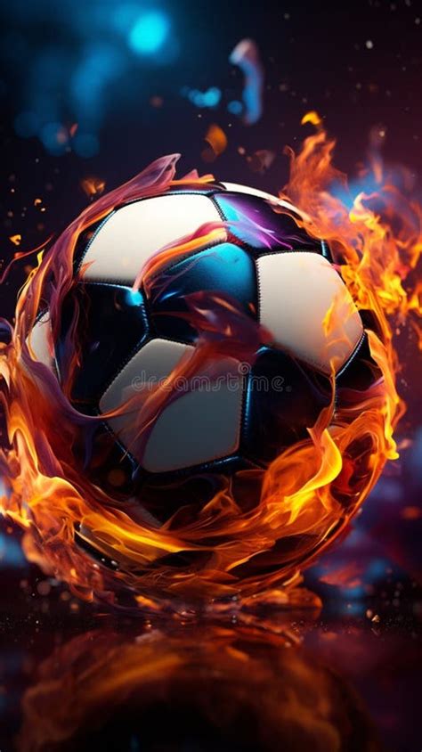 Abstract Soccer Backdrop With Gradient Hues Creates Captivating Visual Energy Stock Illustration