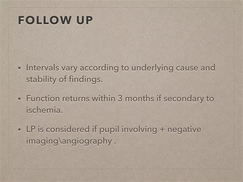 3rd Cranial Nerve Palsy Ppt