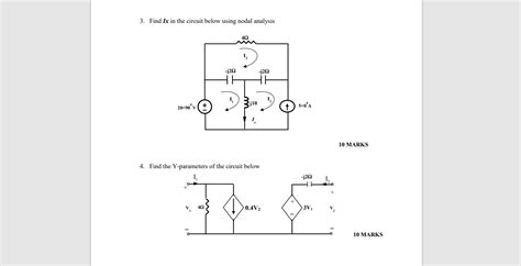 Solved Find Ix In The Circuit Below Using Nodal Analysis Chegg