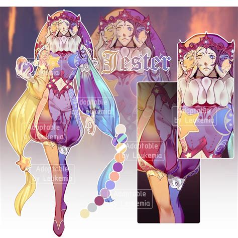 Jester Adoptable Auction Closed By Leukemimi On Deviantart