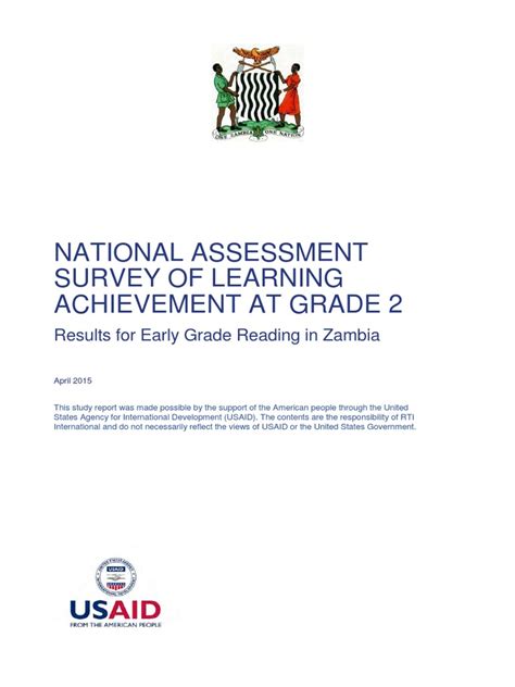 National Assessment Of Learning Achievement Pdf Phonics Reading Comprehension