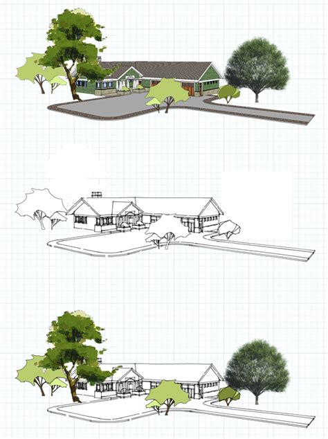 Using Plants Effectively In A Layout Scene Pro Sketchup Community