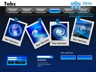 Tabs Powerpoint Presentation Slides PDF