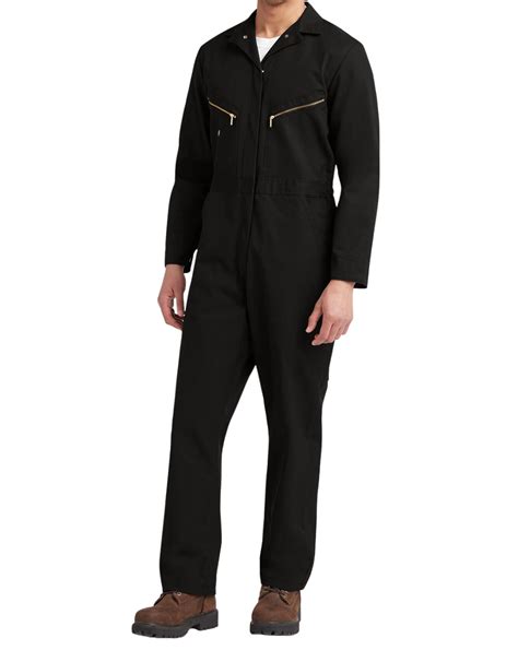 Dickies Deluxe Blended Long Sleeve Coveralls Black 48799bk Boutique