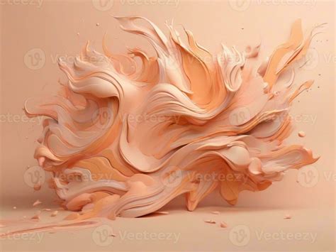 ai generated abstract background in peach fuzz colors 35366748 stock