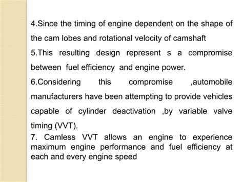 Camless Engine By Royal Madan And Vivek Kumar Ppt