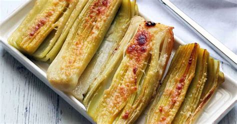 Puerros Asados Al Horno Con Mayonesa De Ajo Una Receta Sencilla Que