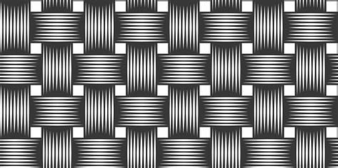 Weave Seamless Pattern Linear Background Vector Image