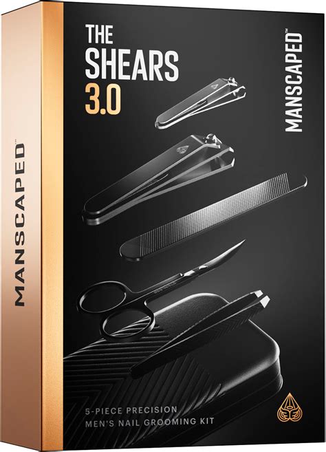 Manscaped The Shears 30 5 Piece Precision Mens Nail Grooming Travel