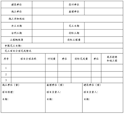 完工报告模板八篇 范文118