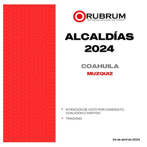 Tendencias en la elección de alcalde en Múzquiz Coahuila 25 de abril