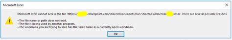 Excel Unable To Access Sharepoint Online Files Fails With An Error “sorry We Couldnt Open