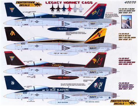 Scalehobbyist Legacy Hornet CAGs By Fightertown Decals