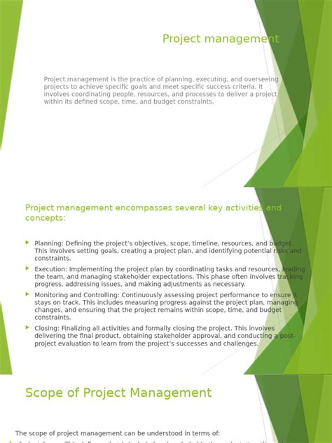 Project Management Unit 1 Pdf