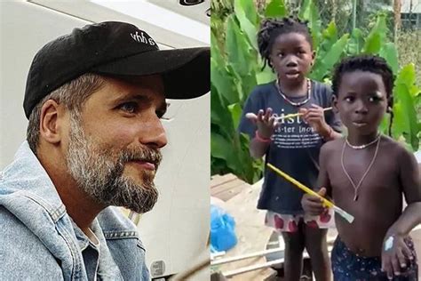 Em vídeo Bruno Gagliasso encanta a web ao mostrar Titi e Bless