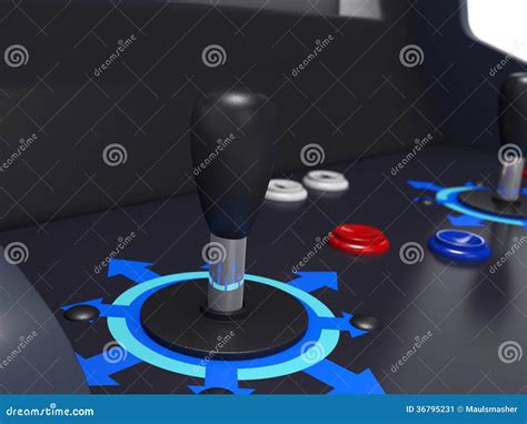Arcade Controls Stock Image Image