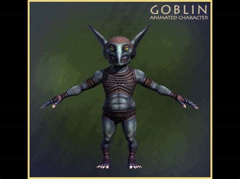 地精战士轻版低聚3D模型 Cocos Store