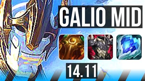 GALIO Vs SERAPHINE MID 4 3 16 Rank 10 Galio EUW Challenger 14