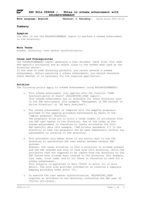 Pdf Note 888848 Notes On Schema Enhancement With Rsldapschemaext