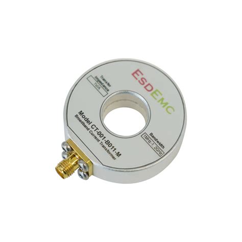 Ct 001 B011 Broadband Current Transformer Esdemc Technology