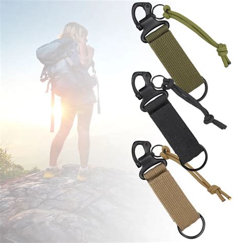 Carabiner High Strength Nylon Belt Metal Hook Webbing Buckle Hanging