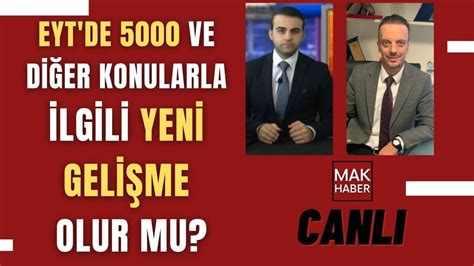 Tl Ve St Emekli Maa Alanlarla Lgili Yeni Geli Me Eyt De Maa