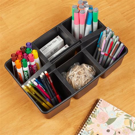 6 Compartment Large Caddy Storage Organizer