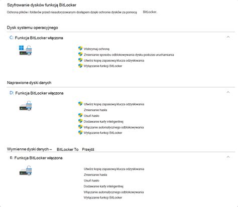 Szyfrowanie Dysków Funkcją Bitlocker Pomoc Techniczna Firmy Microsoft