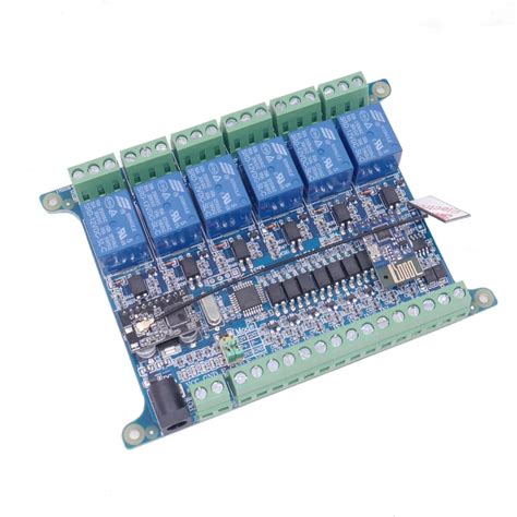 Six Way Channel MODBUS RTU V Driver RS Relay Module High Level Modbus RTU Mode WIFI Model