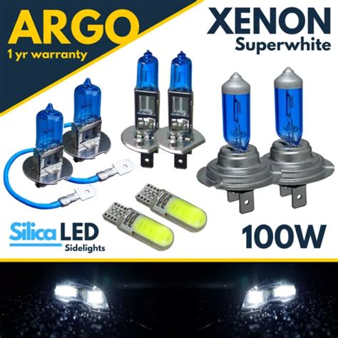 Pour Vw Polo 9n Phare 100w Super Blanc Xenon 2001 05 Led Fog Côté