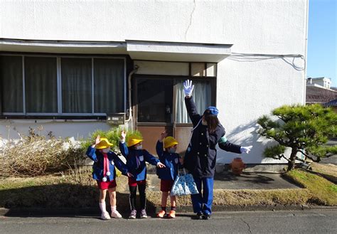 松崎幼稚園で交通安全教室を行いました。