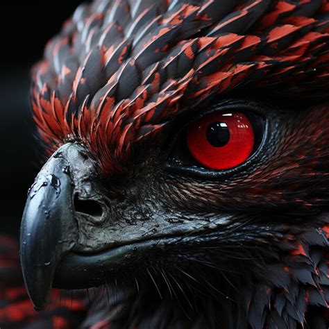 Logotipo Del Ojo Del Raptor Depredador Foto Premium
