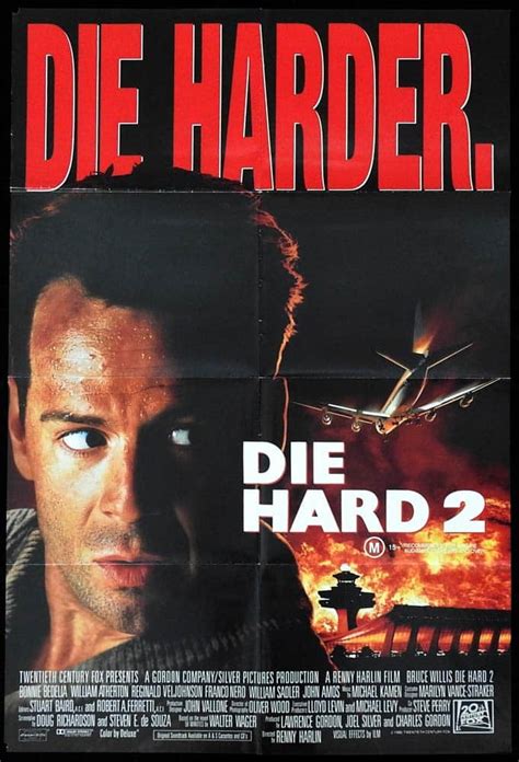 Die Hard 2 Original Us One Sheet Movie Poster Bruce Willis Bonnie