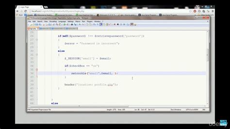 دانلود Udemy Login And Registration System In Php And Mysql Step By