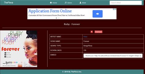 Download Music Sharing System Php Source Code Coderspage