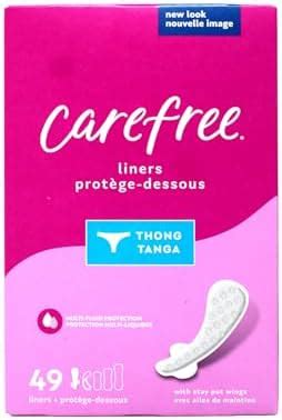 Carefree Thong Pantiliner Unscented 49 Liners Per Box Price In Saudi