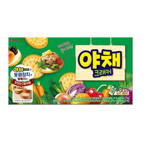 롯데 야채크래커 249g 배민스토어