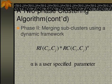 Ppt Chameleon A Hierarchical Clustering Algorithm Using Dynamic Modeling Powerpoint
