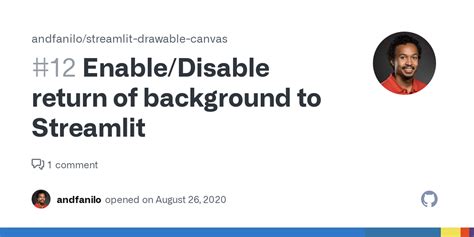 Enable Disable Return Of Background To Streamlit Issue