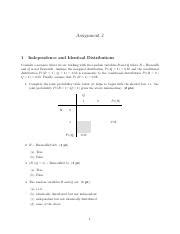 Assignment Pdf Assignment Independence And Identical