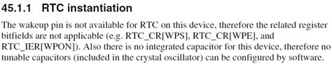 Can S32k144 Internal Rtc Wake Up Itself In Vlpr Or Vlps Mode Nxp