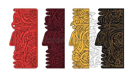 Drawing With Lines Ornaments And Patterns Minimal Style Of Line Drawings Outline Section For